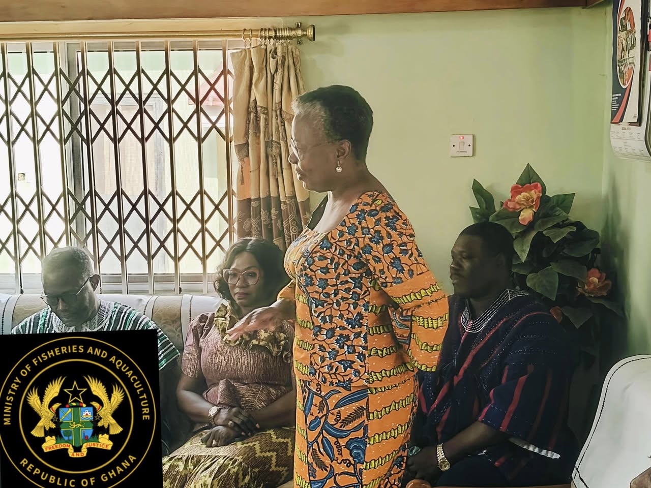 Hon. Emelia Arthur Pays Courtesy Call on the Omanhene of Tapa Abotoase ...